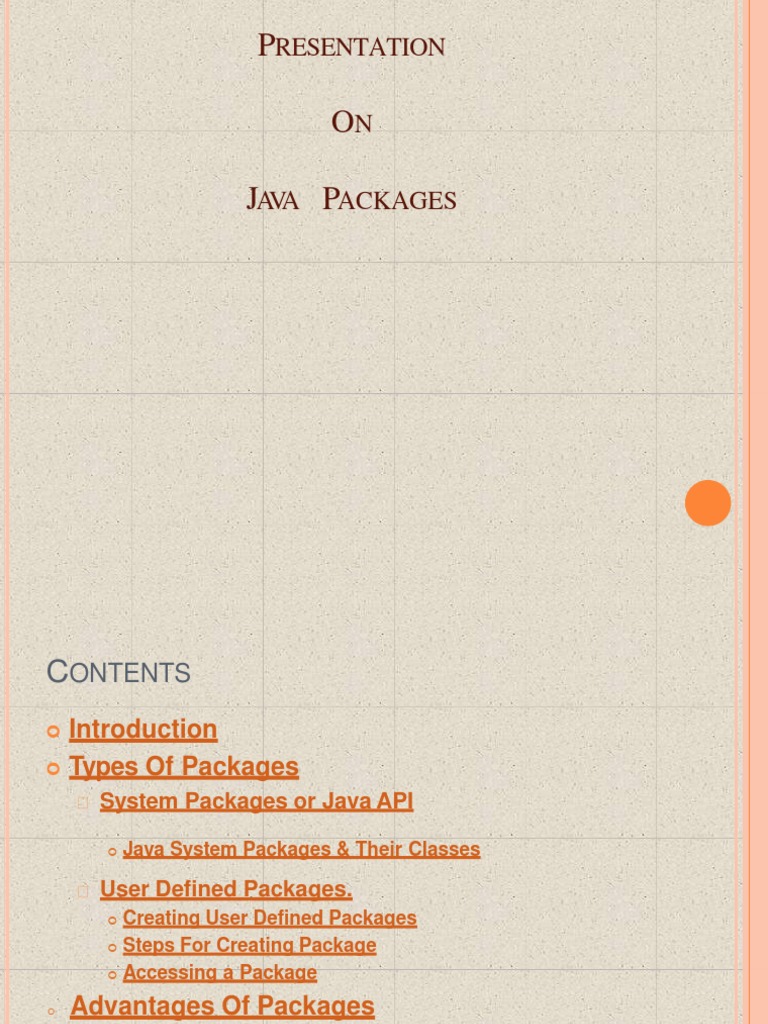 Java Packages | PDF | Class (Computer Programming) | Directory (Computing) Java Packages | PDF | Class (Computer Programming) | Directory (Computing)