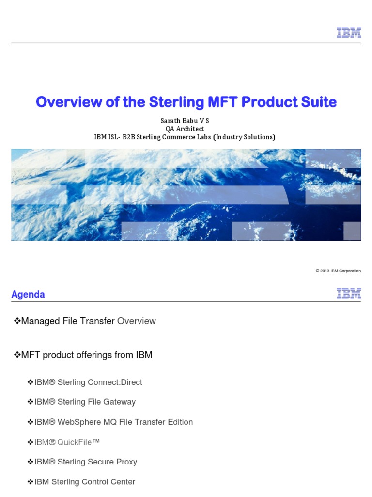 IBM Sterling MFT Products Overview | PDF | Transport Layer Security ...