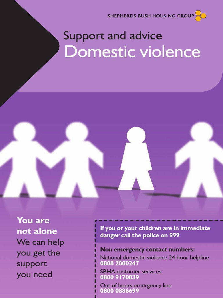 Domestic Violence Support Resources | PDF | Domestic Violence | Violence