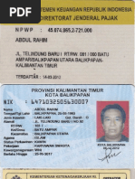 Laporan Poto KTP | PDF