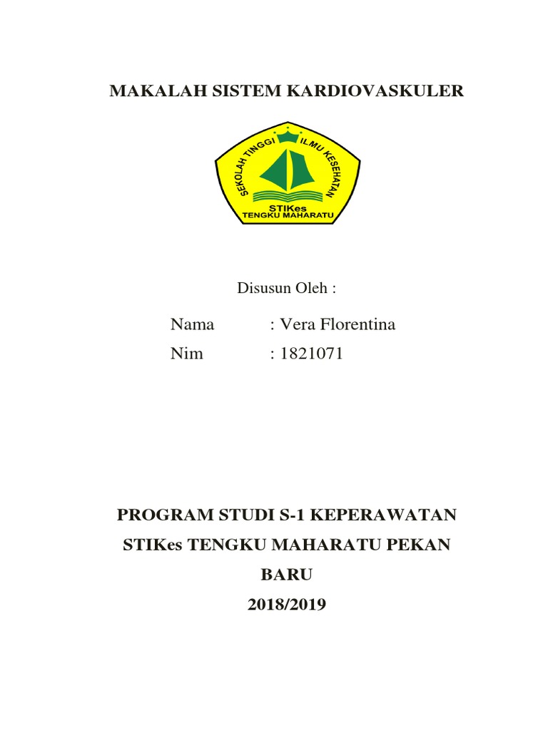 Makalah Anatomi Sistem Kardiovaskuler | PDF