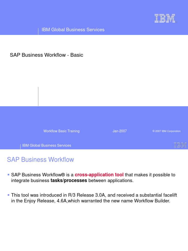 Sap Business Workflow Basics Pdf Method Computer Programming Object Computer Science 9292