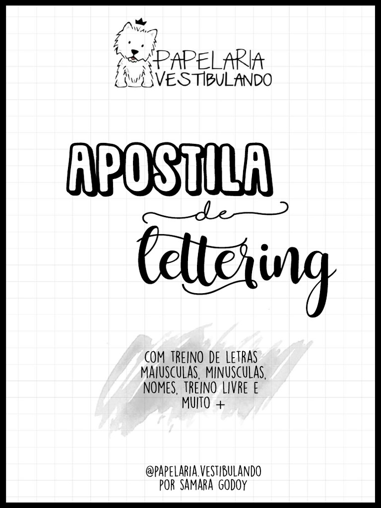 Apostila de Lettering @papelaria - Vestibulando PDF