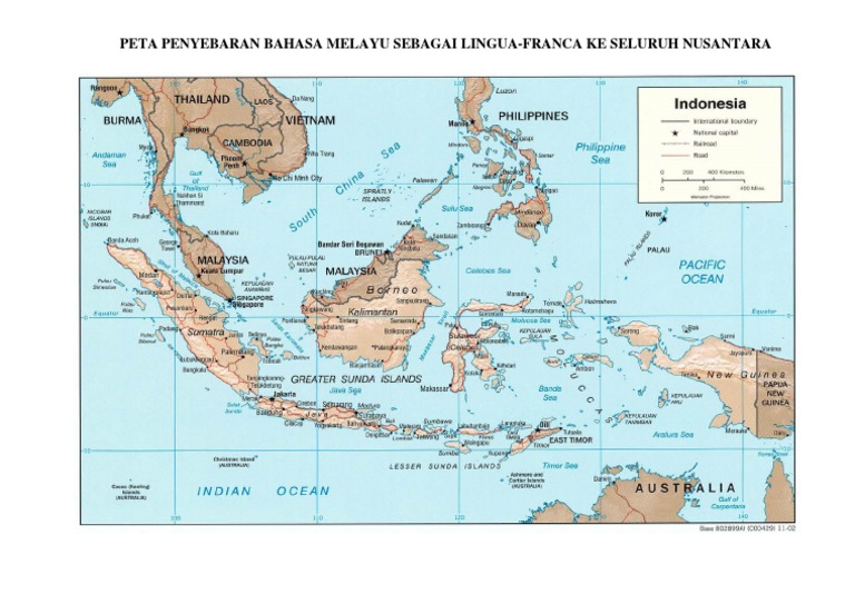 Peta Penyebaran Bahasa Melayu | PDF