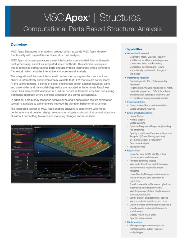 MSC Apex - Structure | PDF | Structural Analysis | Normal Mode