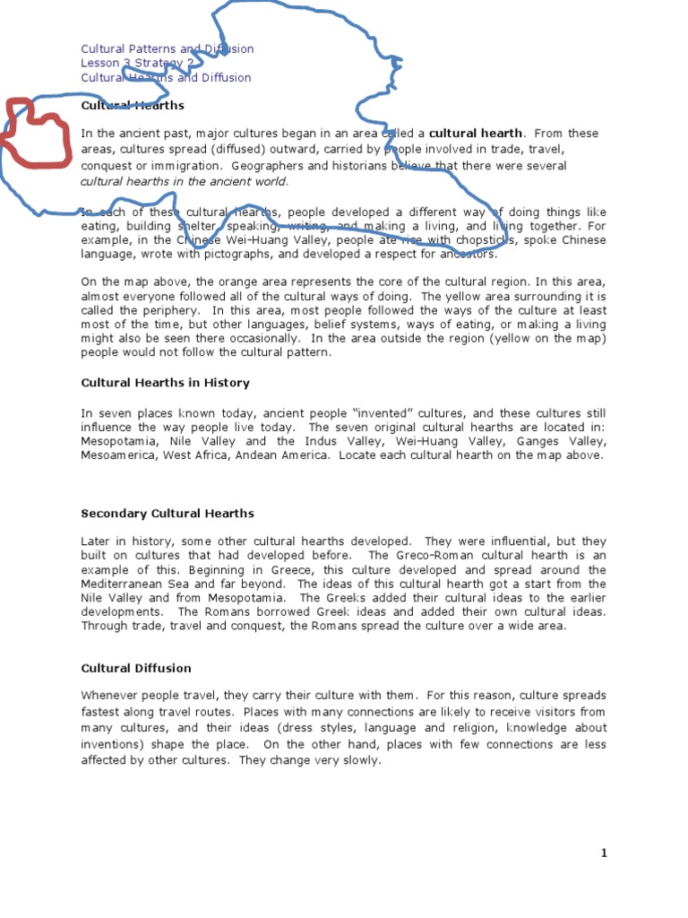 Cultural Hearths in The Ancient World | PDF