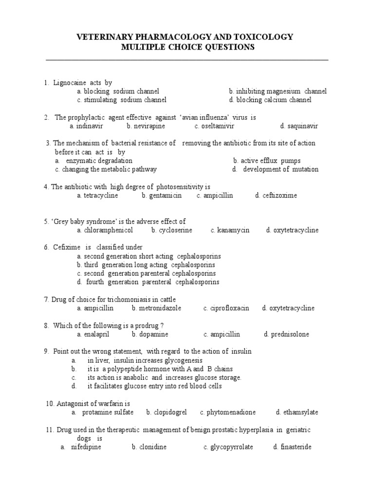VPT MCQ For | PDF | Selenium | Insecticide