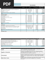 Camp Budget Template | PDF
