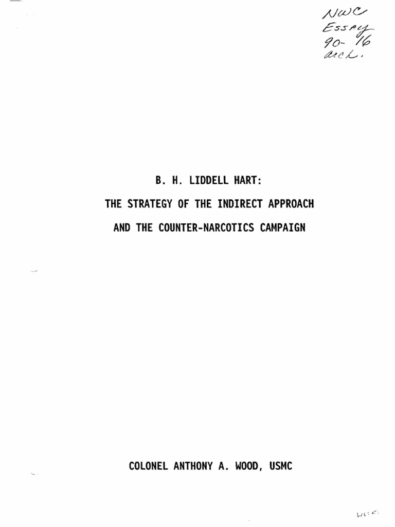 Liddell Hart's Indirect Approach in Counter-Narcotics | PDF | Grand ...