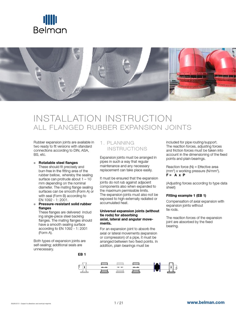 BELLOW Installation Instruction UK | PDF | Pipe (Fluid Conveyance) | Pump