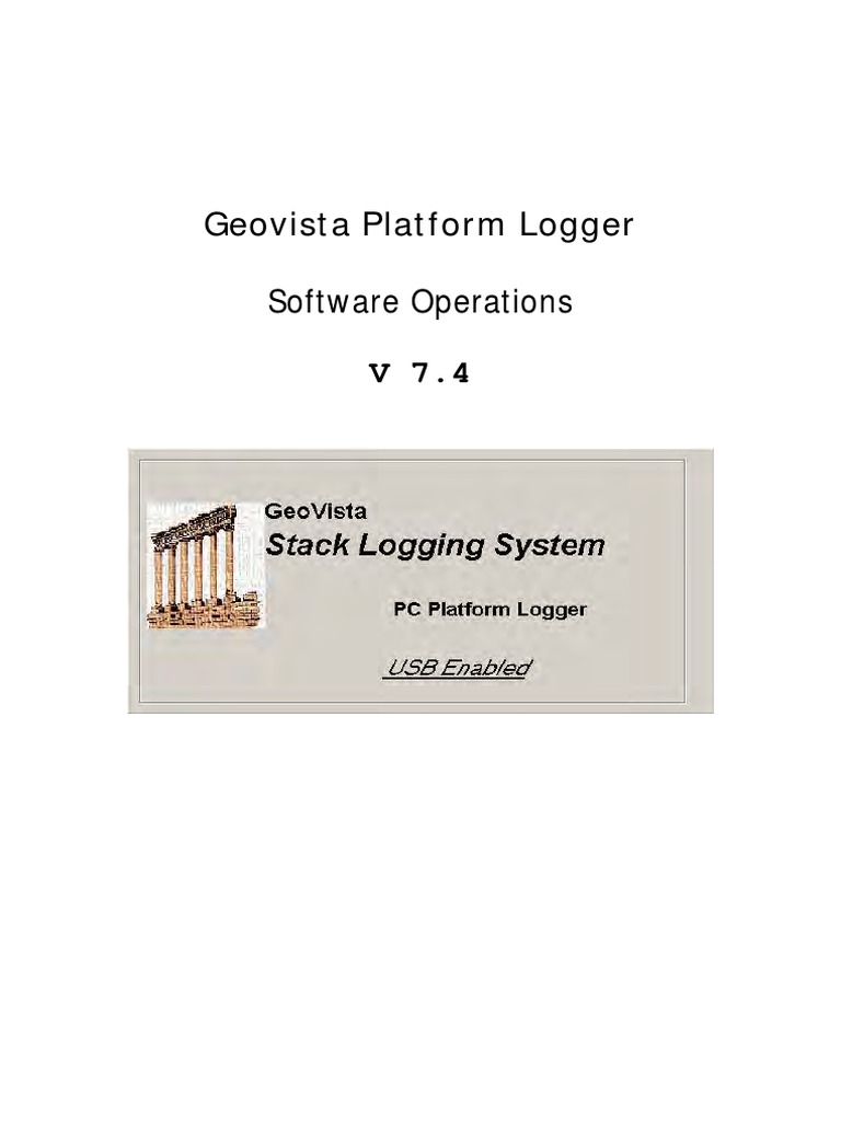 Geovista Platform Logger7 4 Pdf Filename Icon Computing