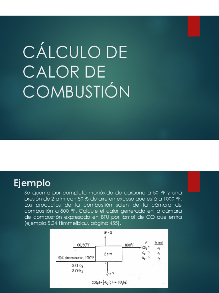 Calor de Combustion PDF | PDF | Hogar, jardinería y bricolaje | Tecnología
