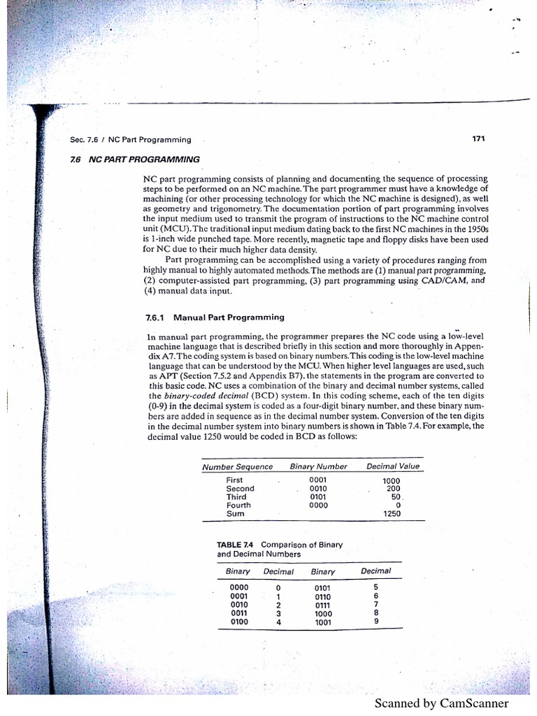 NC Programming | PDF
