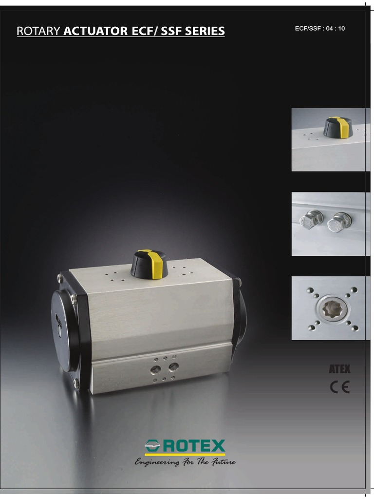 Rotex Rotary Actuator | PDF | Corrosion | Valve