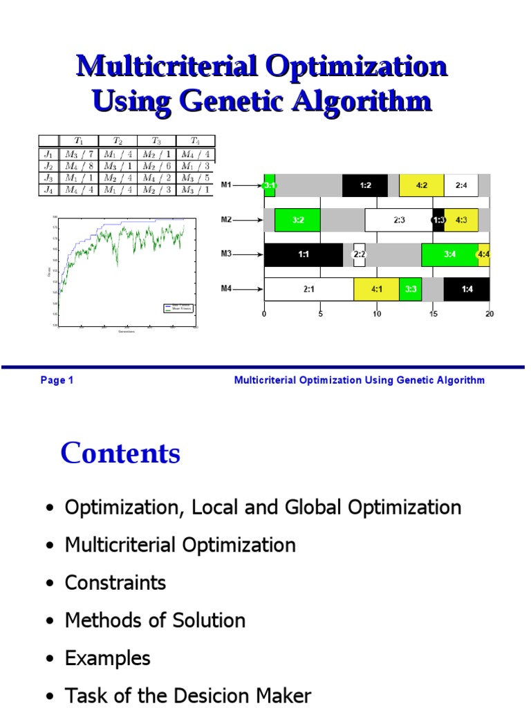 Multicriterial Optimization Using Genetic Algorithm | PDF | Mathematical Optimization | Genetic ...