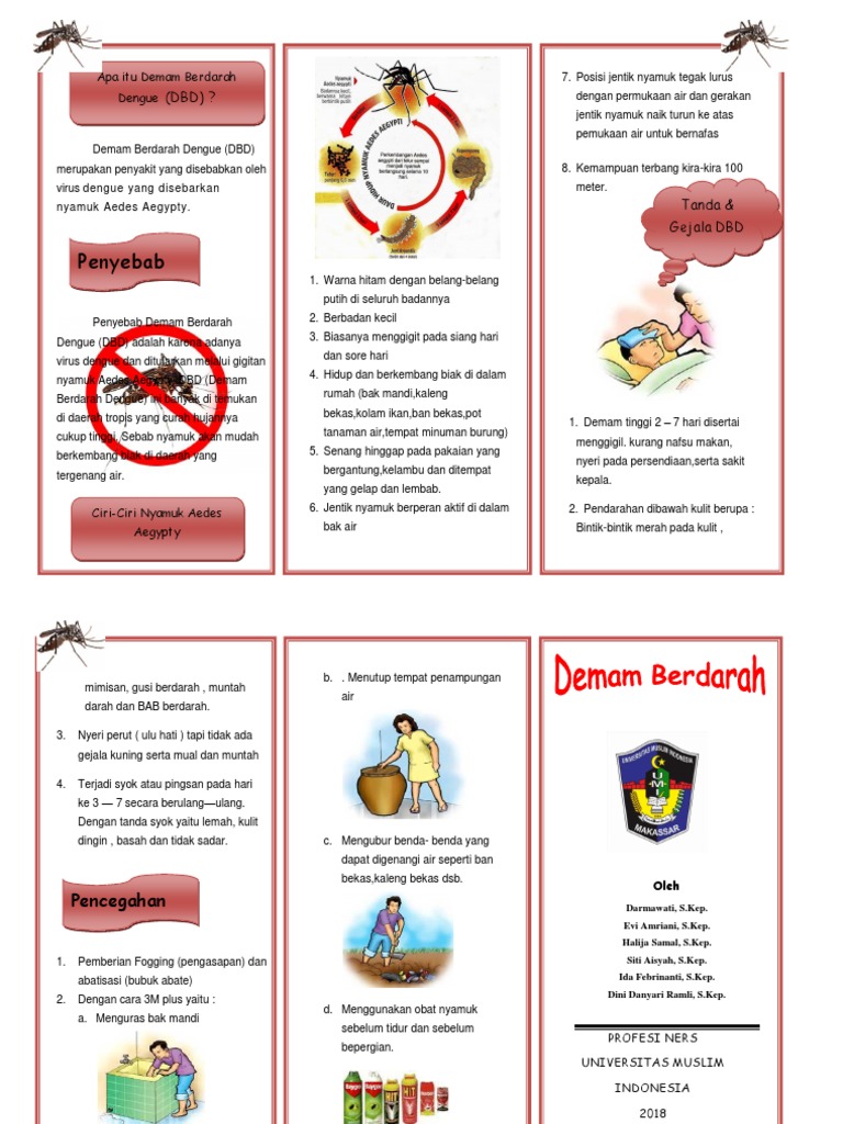 Leaflet Demam Berdarah | PDF