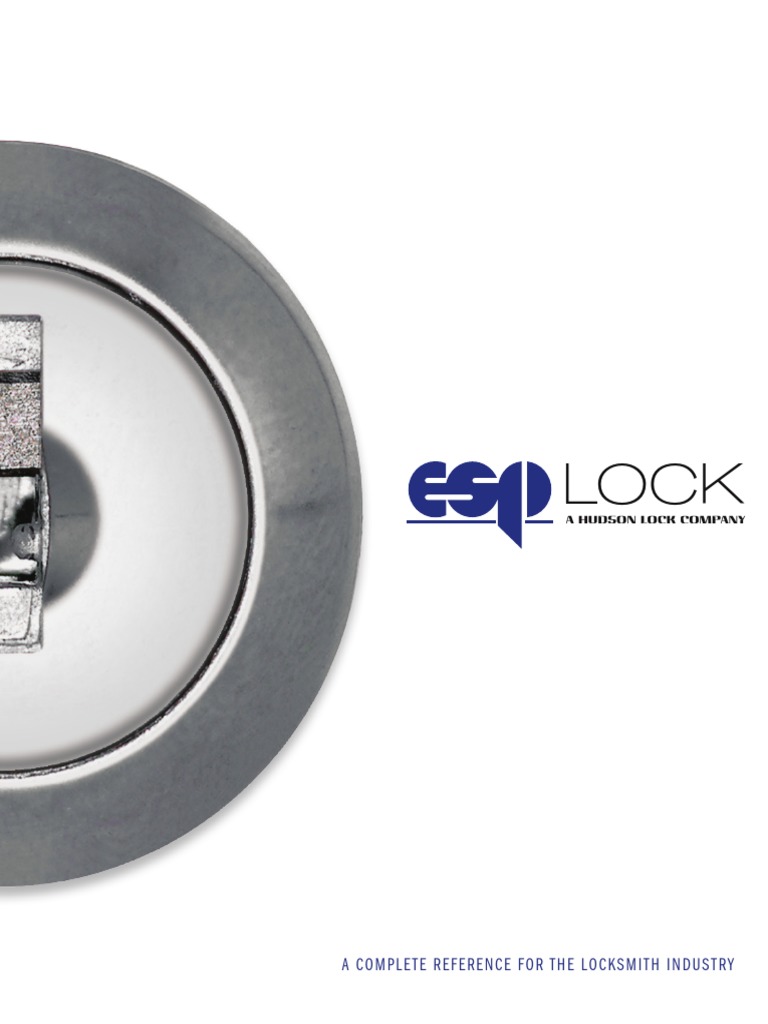 Esp 2010 Catalog | PDF | Lock (Security Device) | Screw