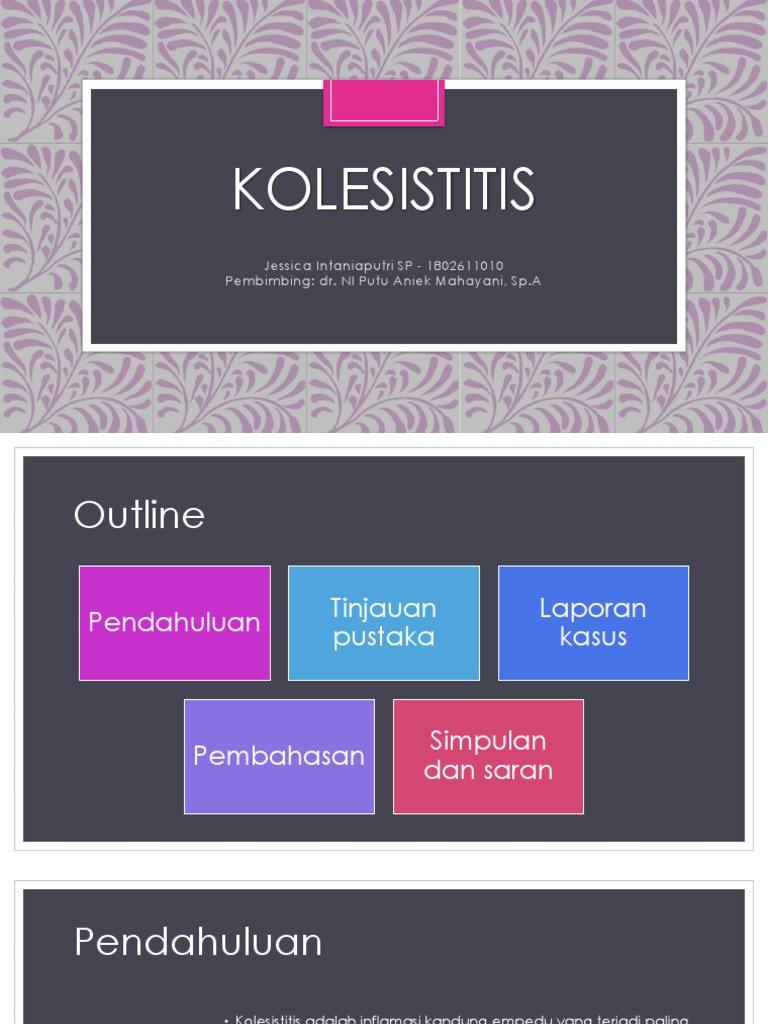 Kolesistitis | PDF