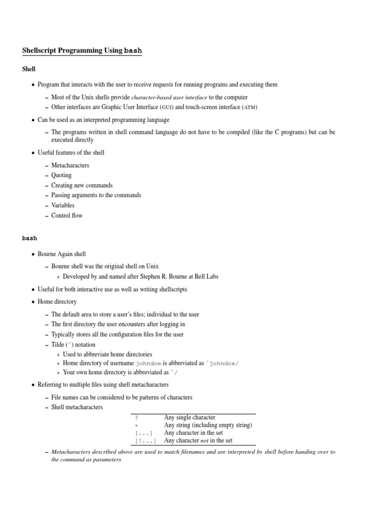 Shellscript Programming Using Bash Gui Atm Pdf Command Line Interface System Software