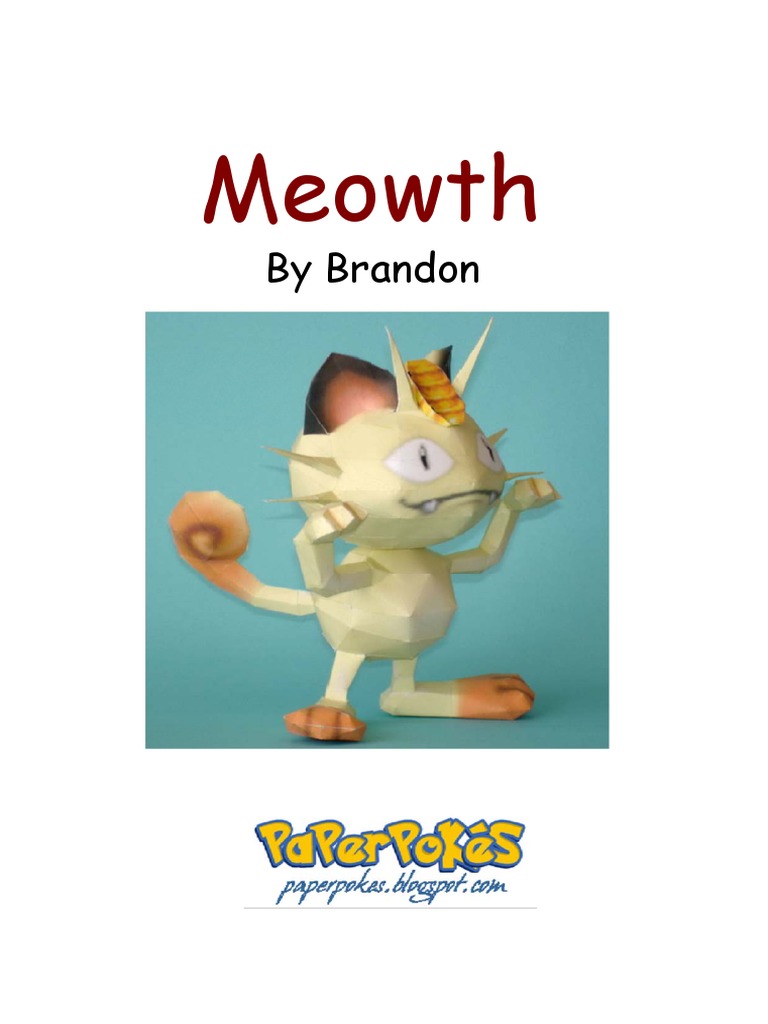 Meowth 3-A4 Shiny NoLines | PDF