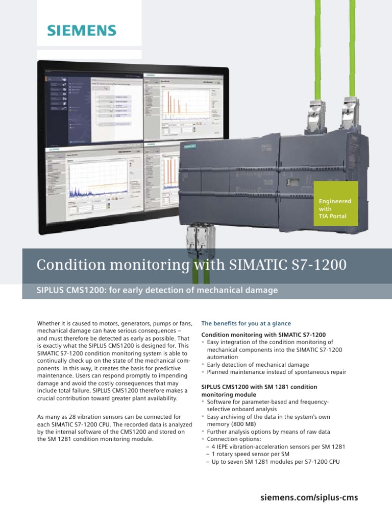 Brochure - Condition Monitoring With SIMATIC S7-1200 | PDF | Systems ...