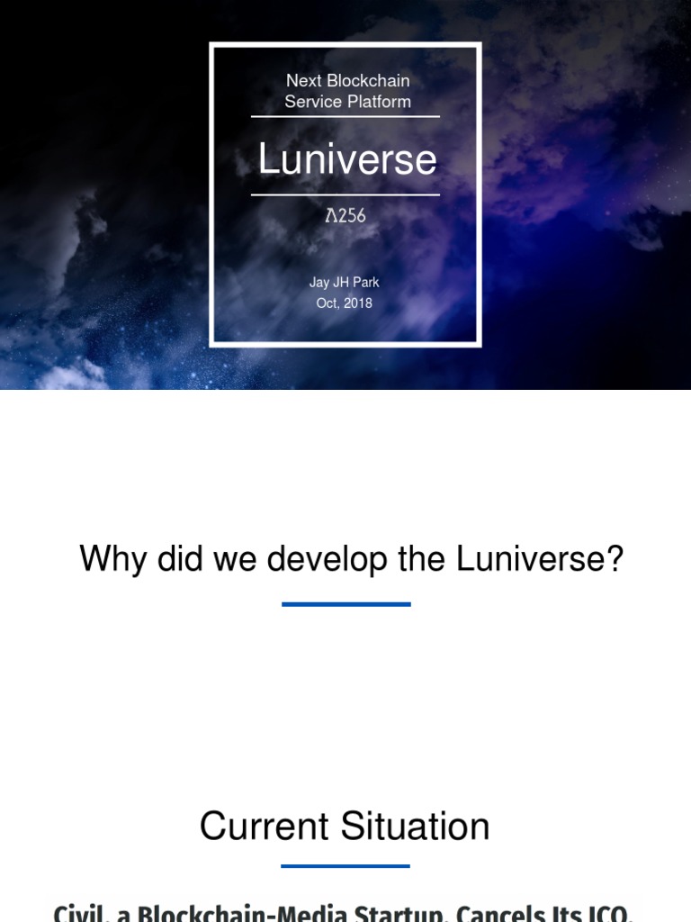 1st Luniverse Partners Day - Jay | PDF | Computing | Information Technology