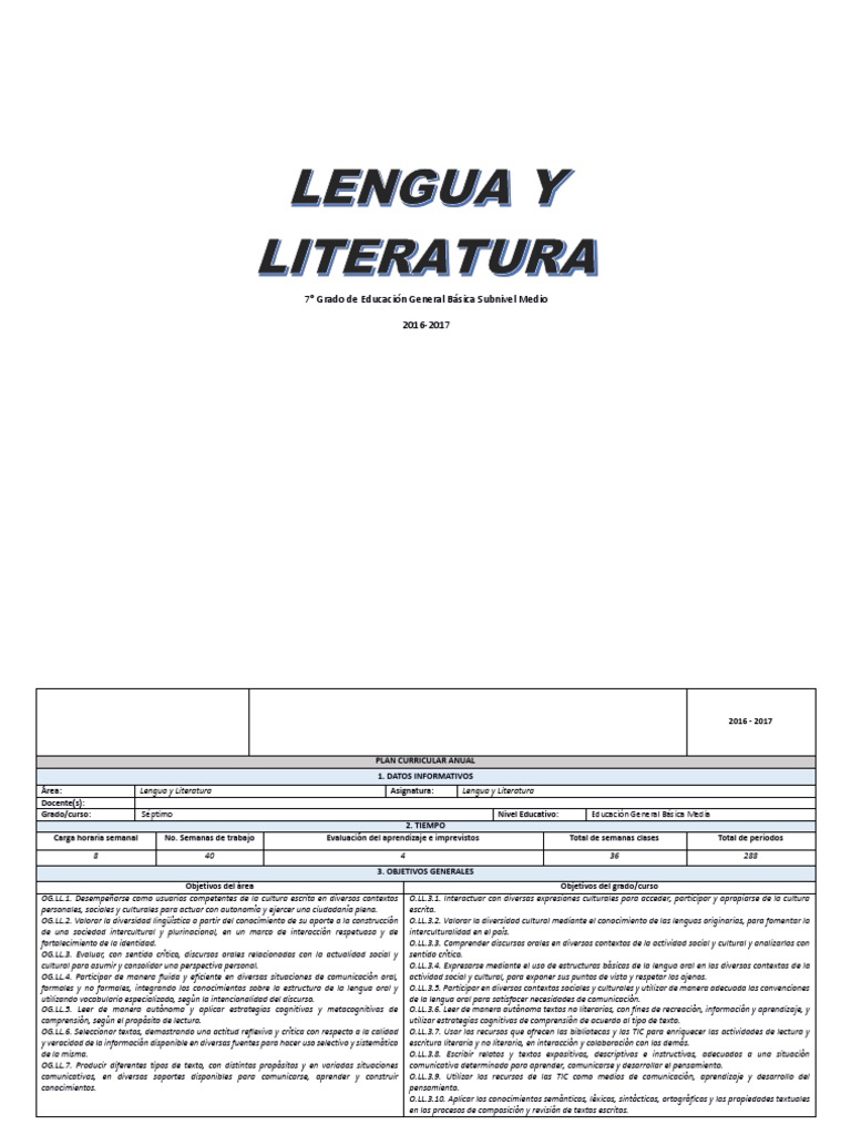Lengua 7mo Egb | PDF | Oración (Lingüística) | Aprendizaje