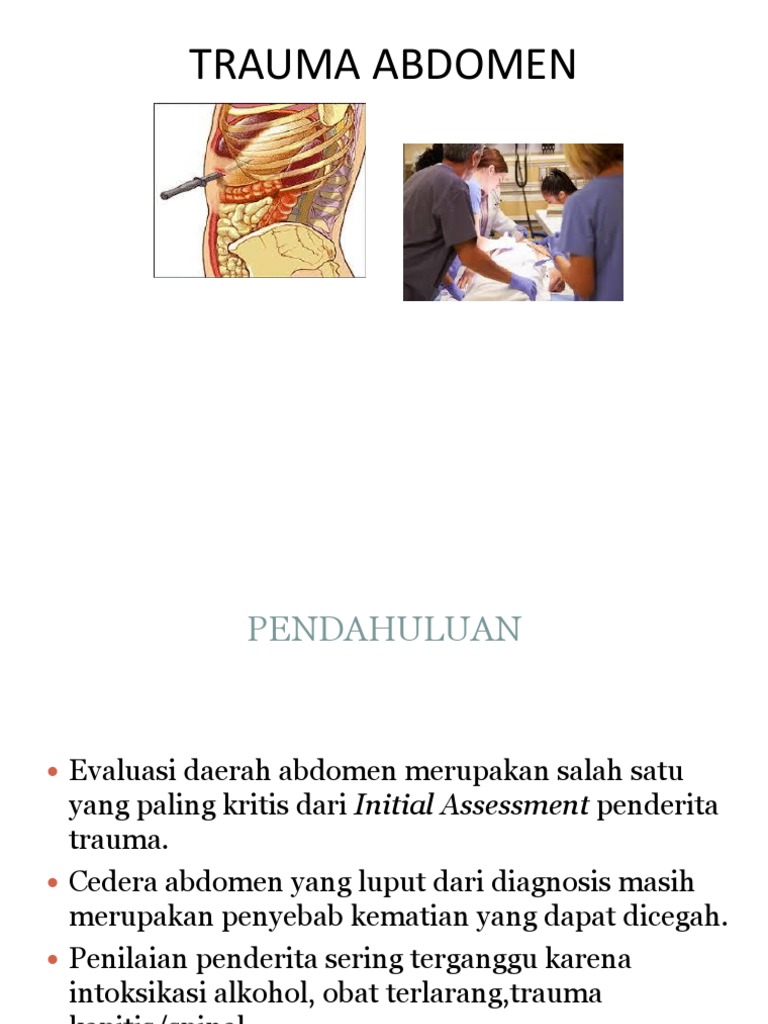 Trauma Abdomen | PDF