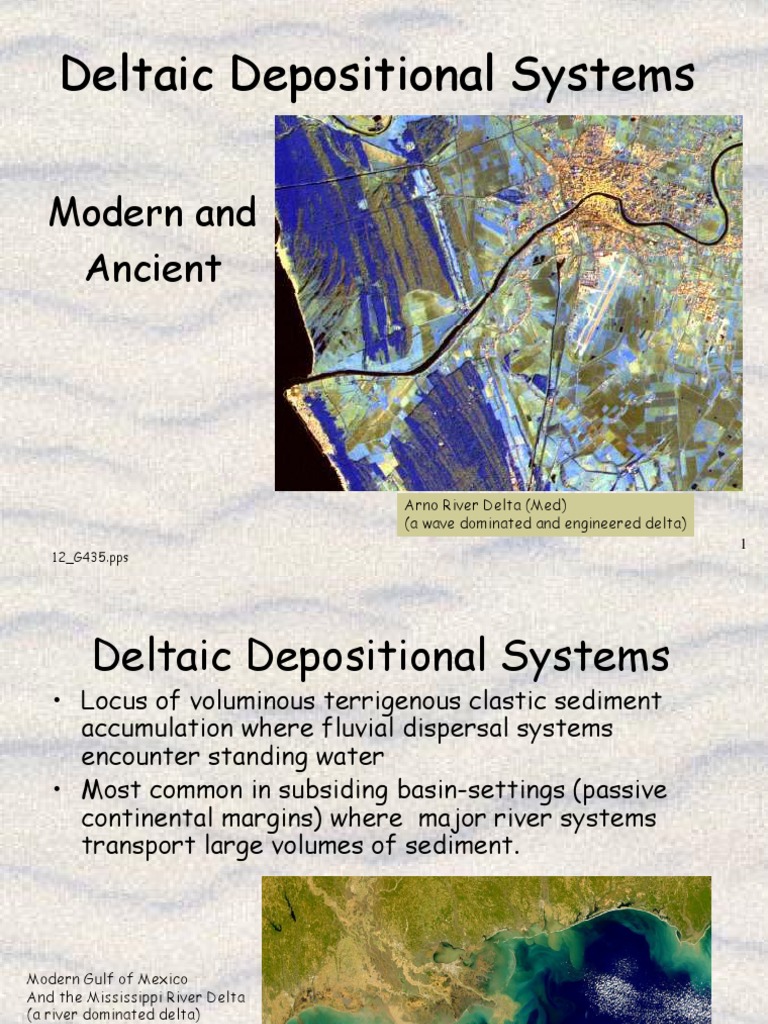 Deltaic Depositional Systems: Modern and Ancient | PDF | River Delta ...
