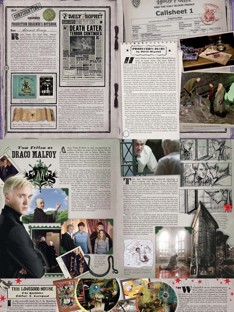 Excerpt From Harry Potter Film Wizardry | PDF | Harry Potter Universe ...