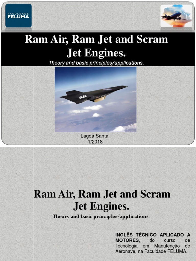Raim Air, Ram Jet e Scram Jet Engines 1 | PDF | Jet Engine | Propulsion