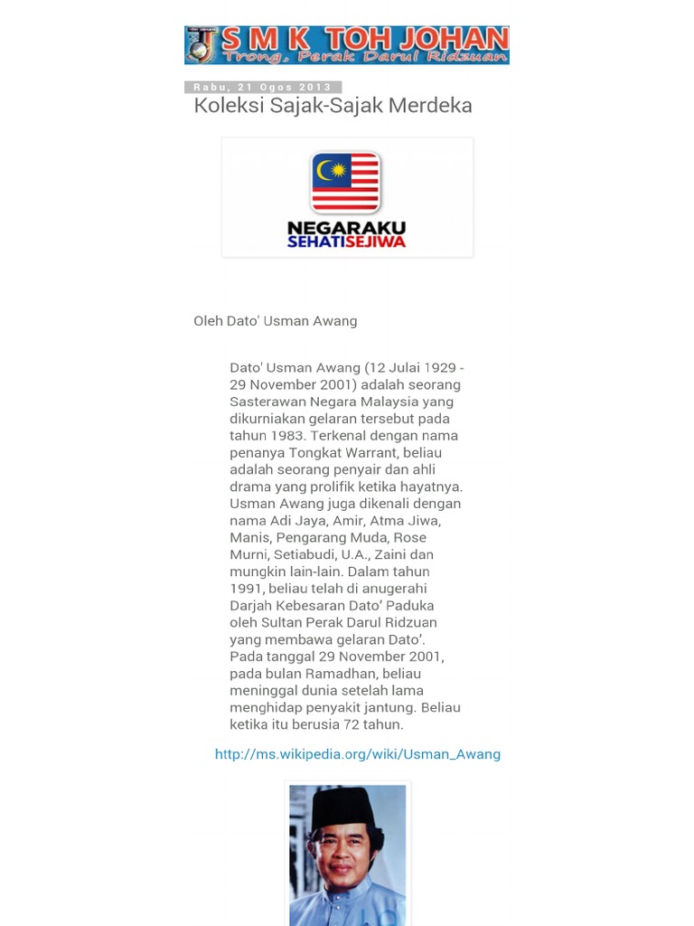 Koleksi Sajak Sajak Merdeka - HTML PDF | PDF