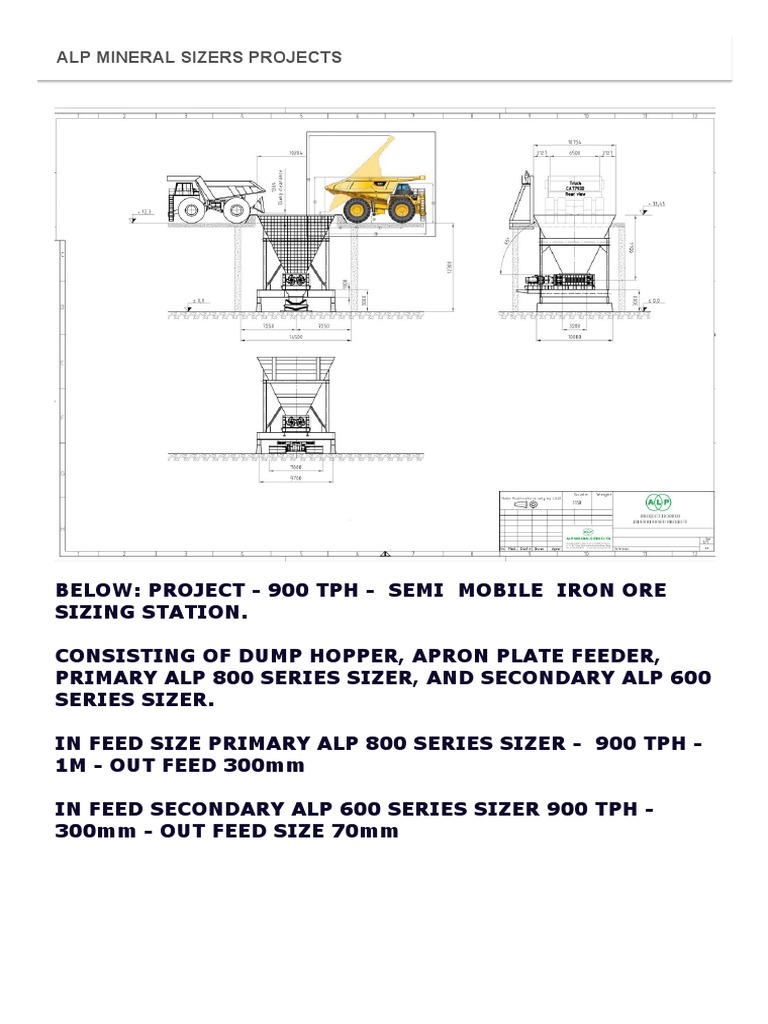 ALP Semi Mobile Mineral Sizing Stations | PDF | Coal Mining | Natural ...