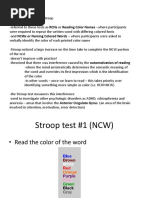 16 Word Memory Test | PDF