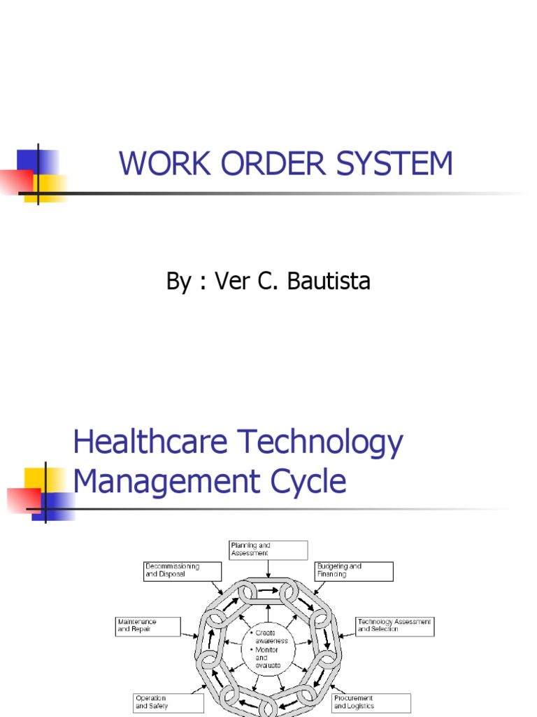 Work Order System: By: Ver C. Bautista | Download Free PDF | Emergency ...