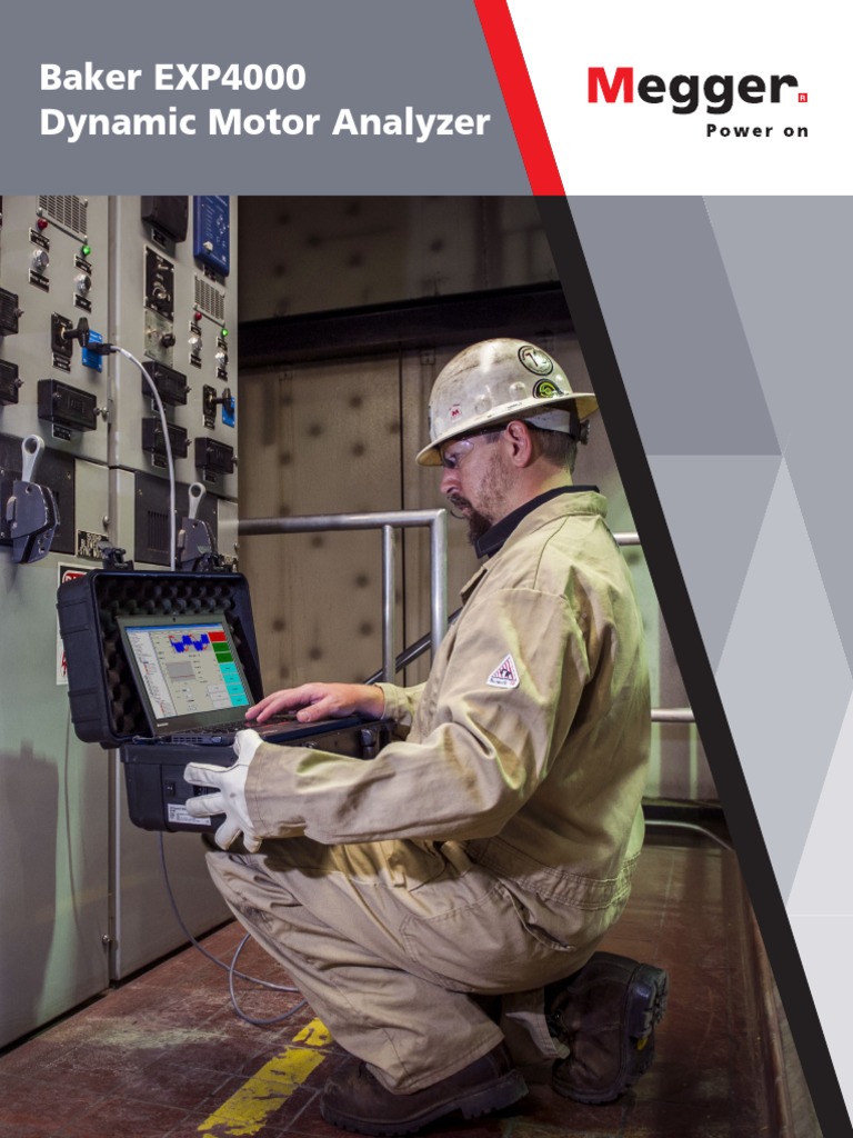 Baker EXP4000 Dynamic Motor Analyzer | PDF | Electric Motor | Manufactured Goods