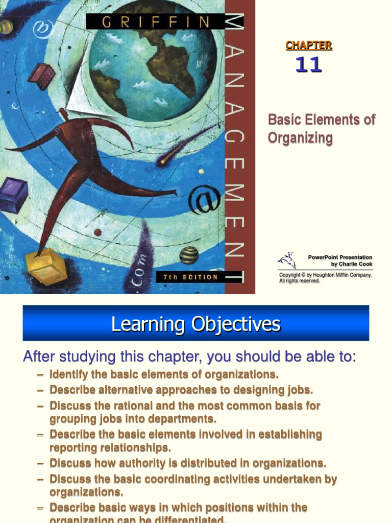 Basic Elements of Organizing: Powerpoint Presentation by Charlie Cook | PDF | Division Of Labour ...