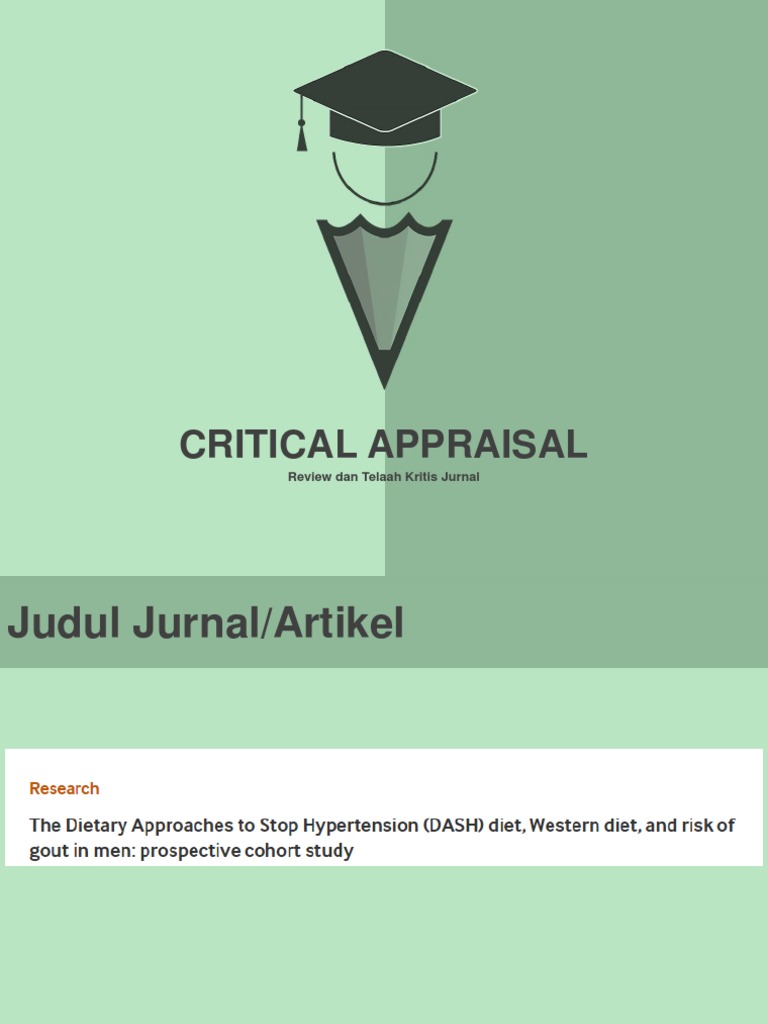 Critical Appraisal: Review Dan Telaah Kritis Jurnal | PDF