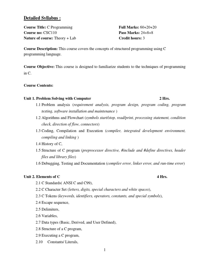 Detailed Syllabus:: Testing, Software Installation and Maintenance ...