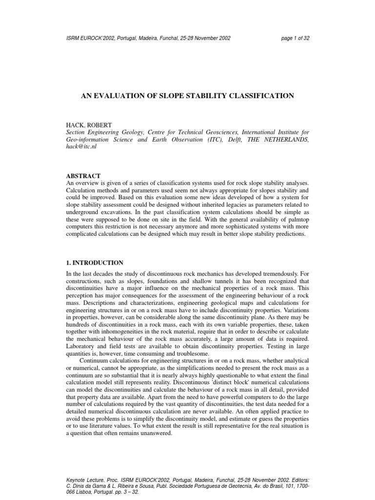 HACK - Slope Evaluation | PDF