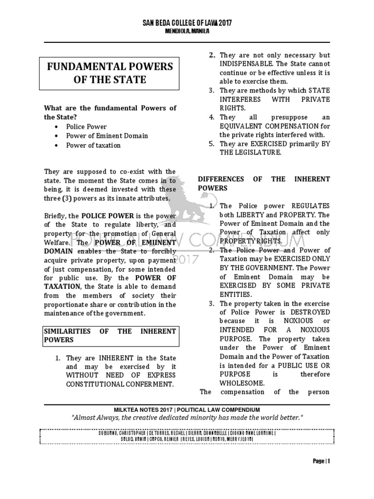 Fundamental - Rights Chap5 - 8 - 24 PDF | PDF | Police Power (United ...