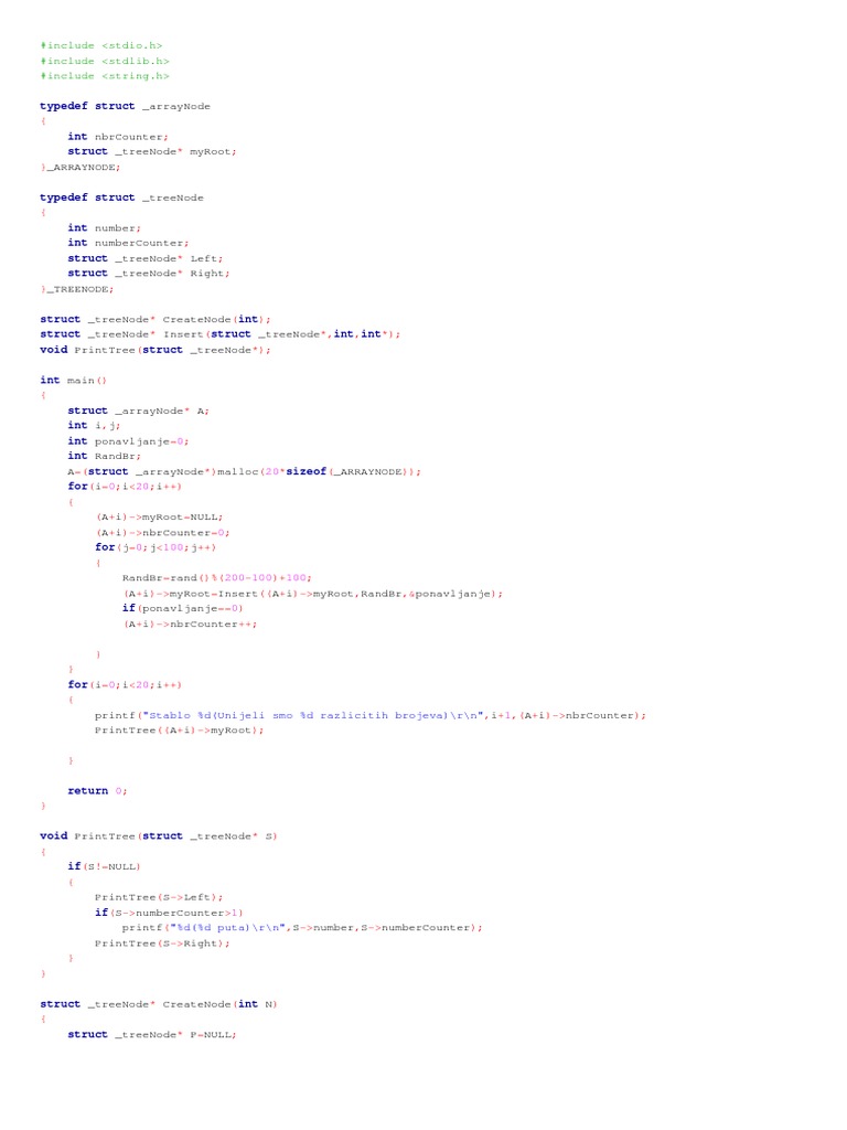 Typedef Struct: #Include #Include #Include | PDF