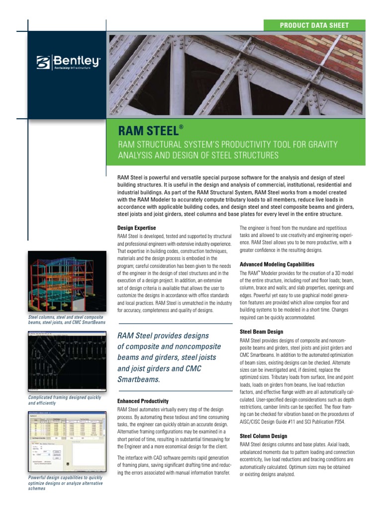 Ram Steel: Ram Structural System'S Productivity Tool For Gravity ...