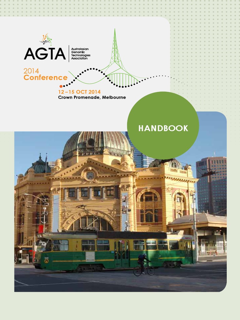2014 AGTA Conference Handbook | PDF | Genomics | Bioinformatics