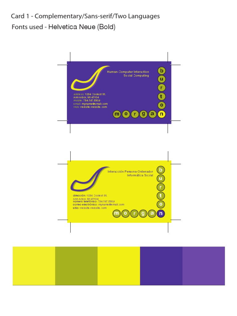 Week6 hw5 Businesscards | PDF