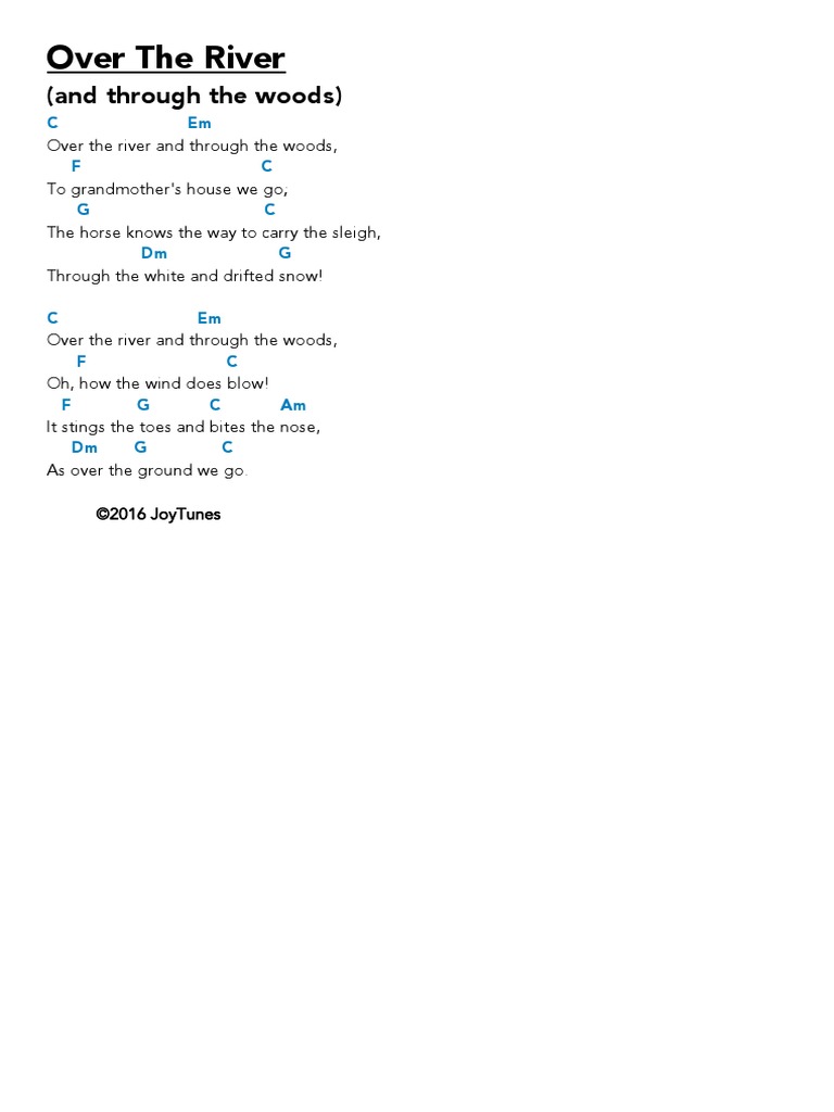 Over The River and Through The Woods | PDF