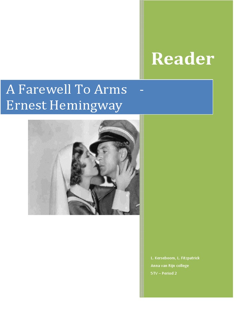 Appendix 5 5TV A Farewell To Arms Hemingway File 2015 | PDF | Modernism ...