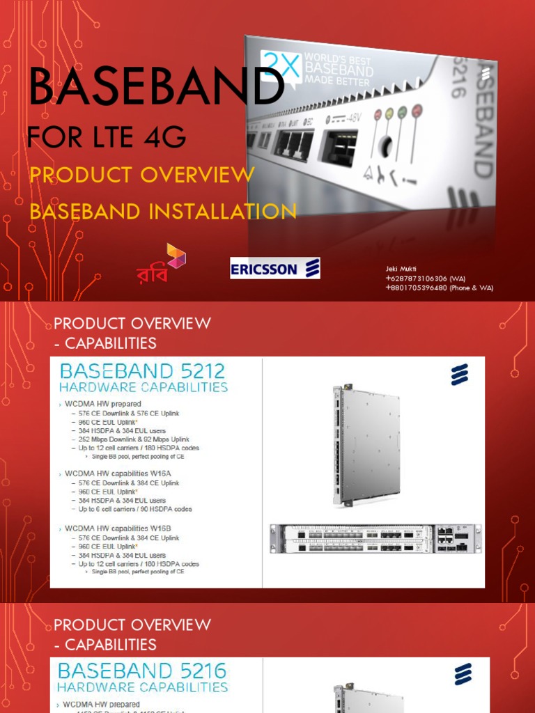 LTE Baseband Installation Overview | PDF | Ethernet | Networking Standards