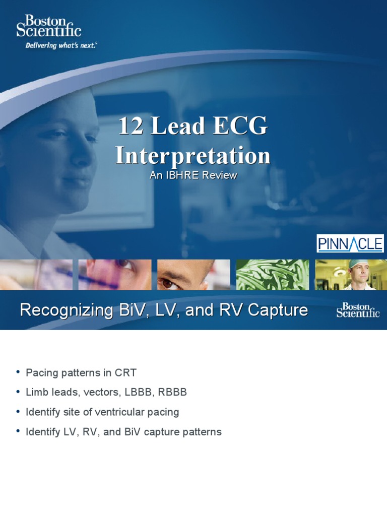 12 Lead ECG Interpretation Guide | PDF | Electrocardiography ...