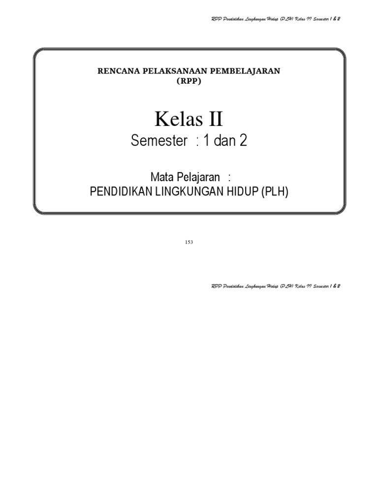 RPP PLH | PDF